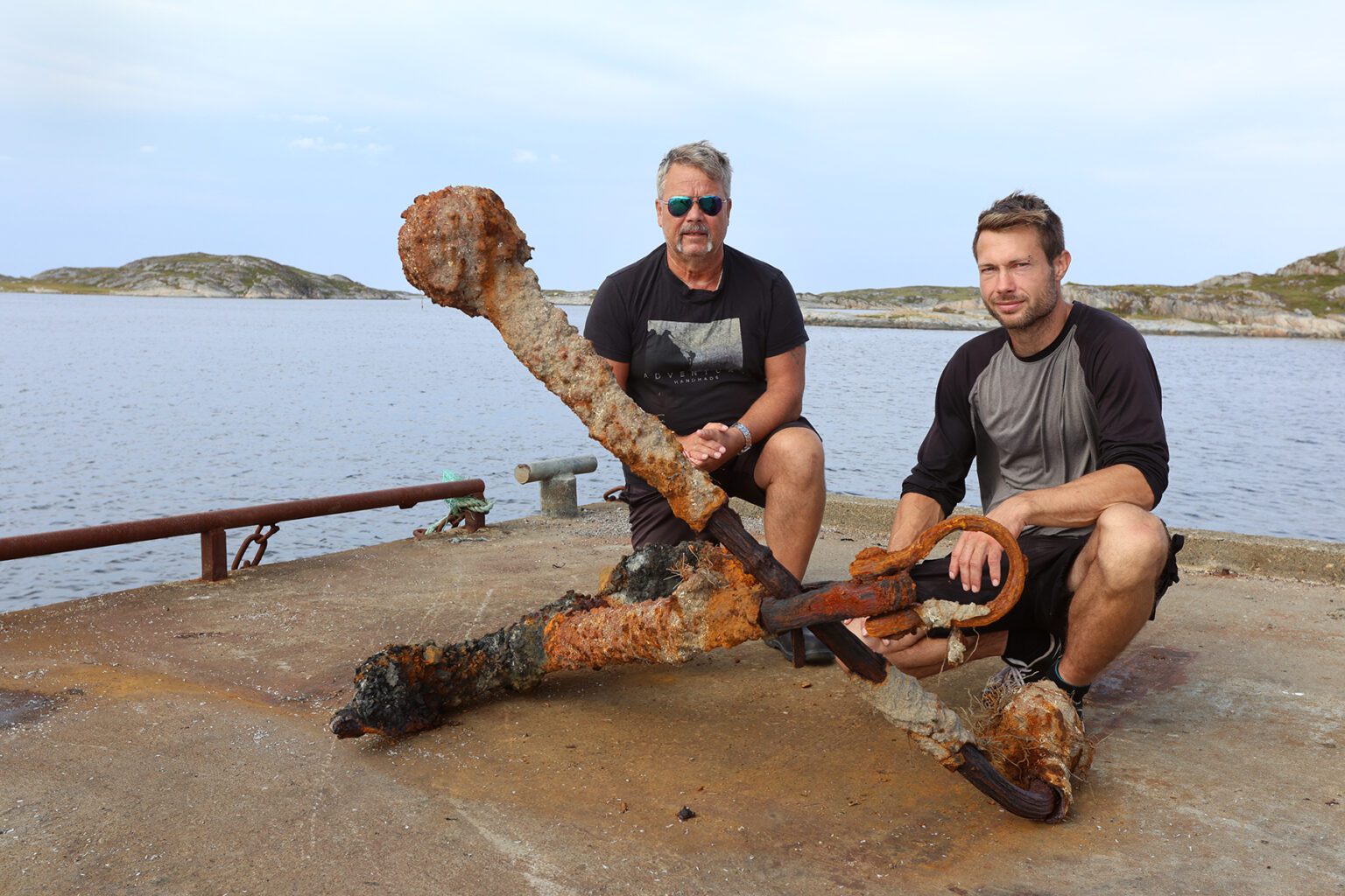 Fikk gammelt anker i garnet: – Et klenodium - Flatangernytt